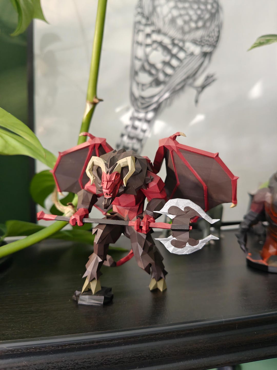 OSRS Yama Handpainted 3D Print Old School Runescape Display Miniature ...