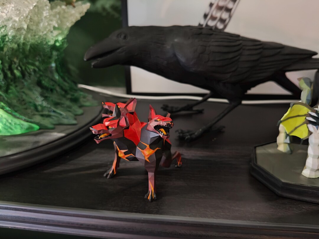 OSRS Cerberus Handpainted 3D Print Old School Runescape Display ...