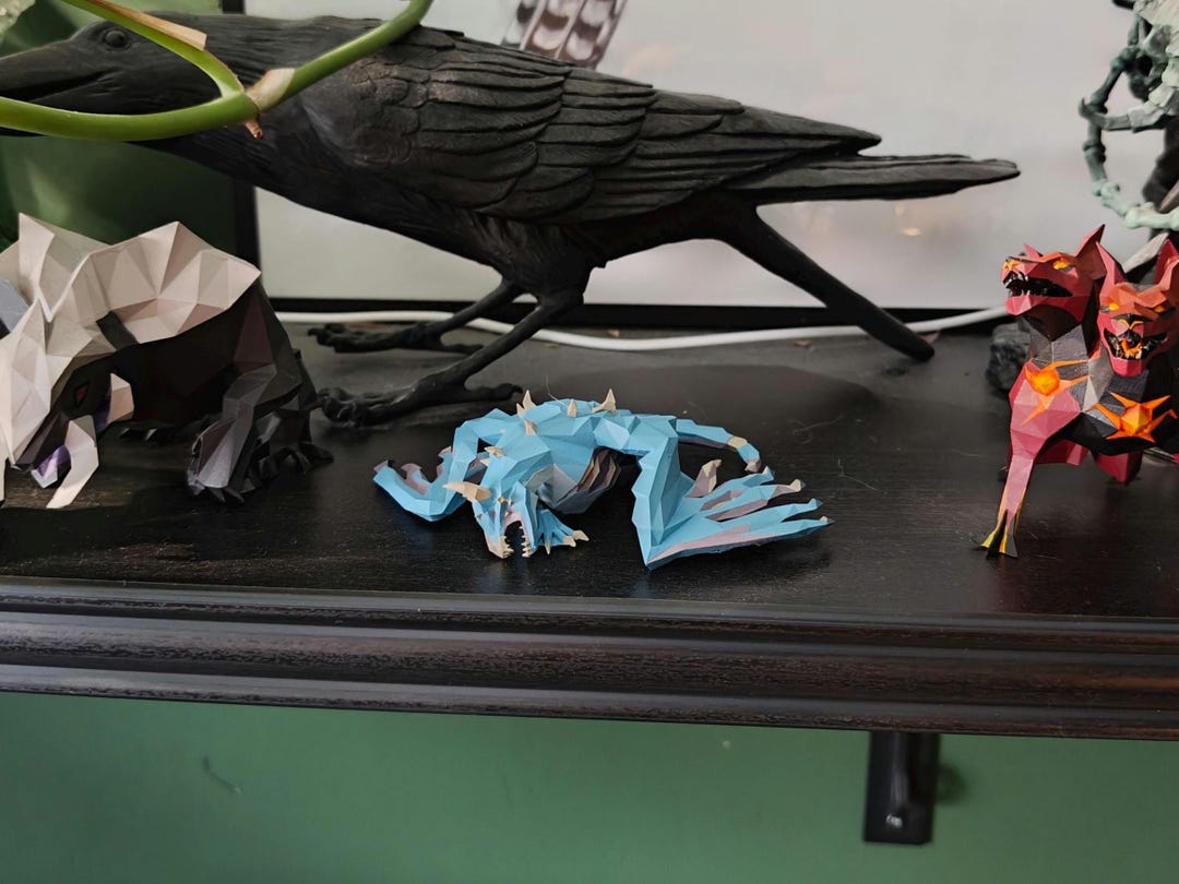 OSRS Sleepy Vorkath Handpainted 3D Print Old School Runescape Display ...