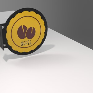 Flag Shop Sign, Round Shop Sign, Blade Sign,custom Shop Sign, Modern ...