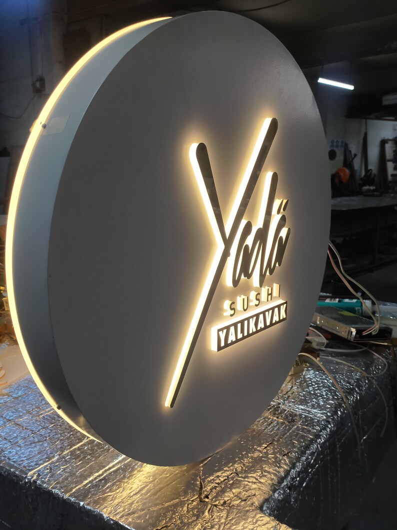 Round Logo Sign Custom Round Sign Storefront Sign - Etsy Australia