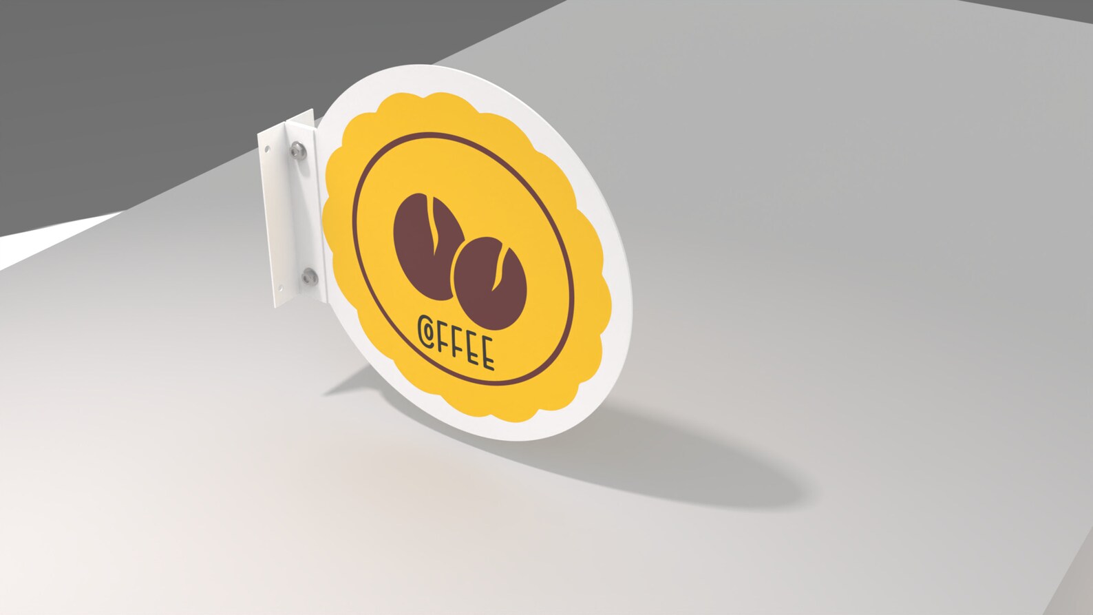 Flag Shop Sign Round Shop Sign Blade Signcustom Shop Sign - Etsy