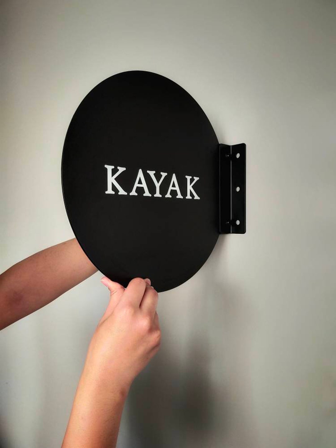 Flag Shop Sign, Round Shop Sign, Blade Sign,custom Shop Sign, Modern ...