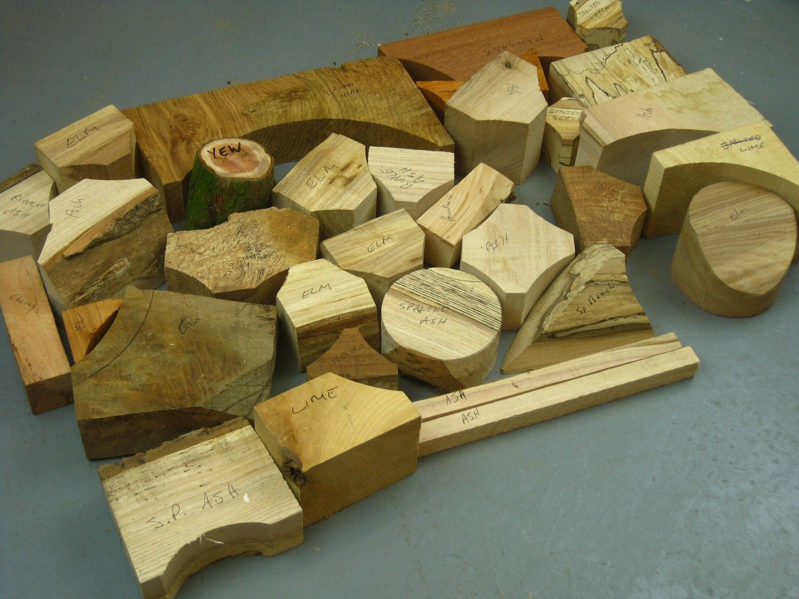 7kg Hardwood Offcuts for Woodturners & Carvers - Craft Project - Etsy UK