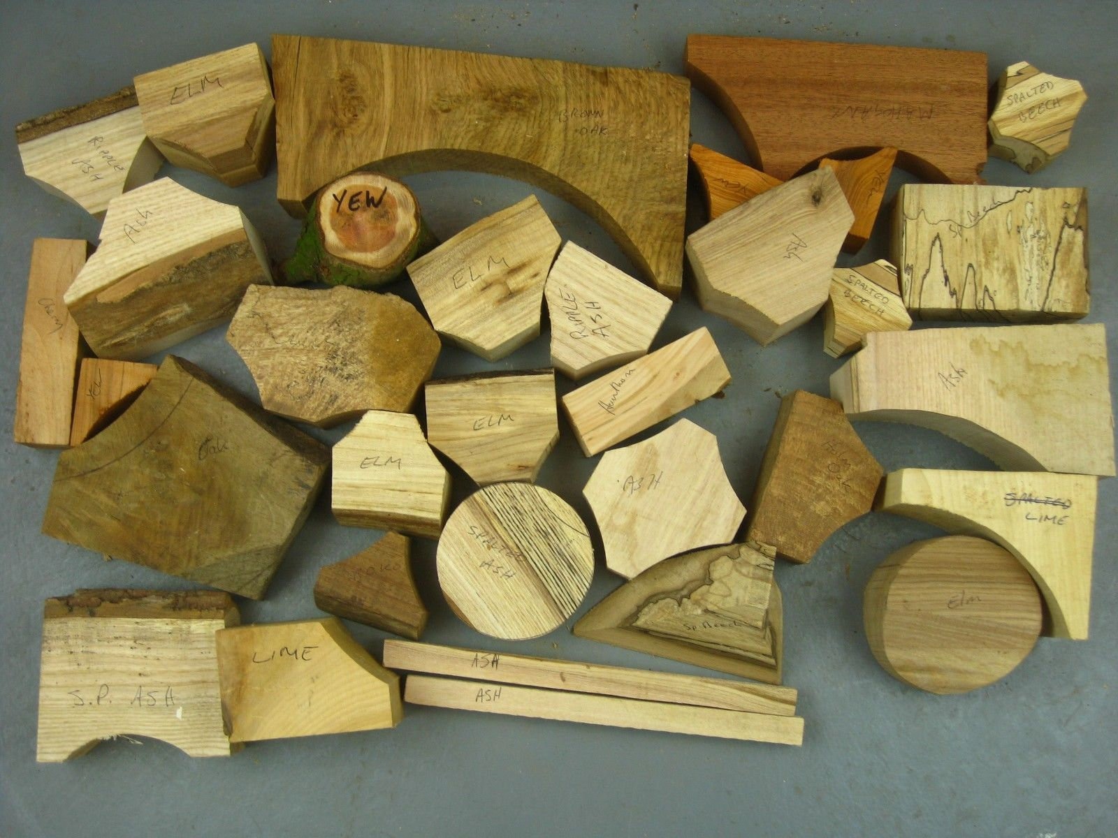 7kg Hardwood Offcuts for Woodturners & Carvers - Craft Project - Etsy UK