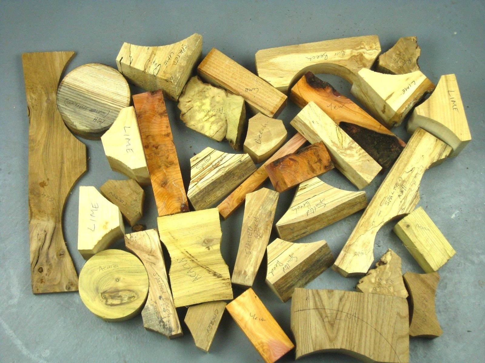 7kg Hardwood Offcuts for Woodturners & Carvers - Craft Project - Etsy UK