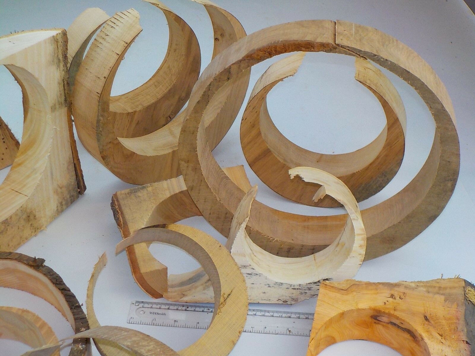 Box of Circular Wood Offcuts. Jewellery Display Art & Craft - Etsy