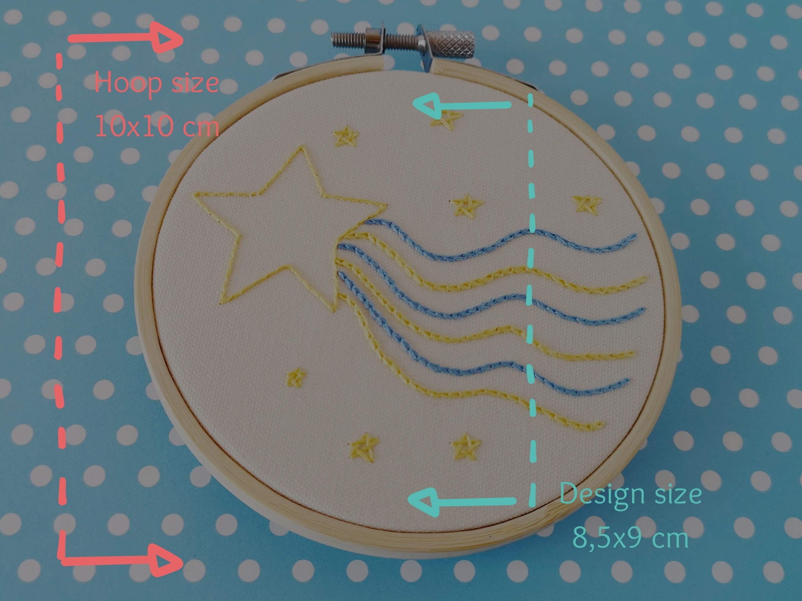 Milky Way Pattern for Hand Embroidery. Pdf Download With - Etsy Singapore
