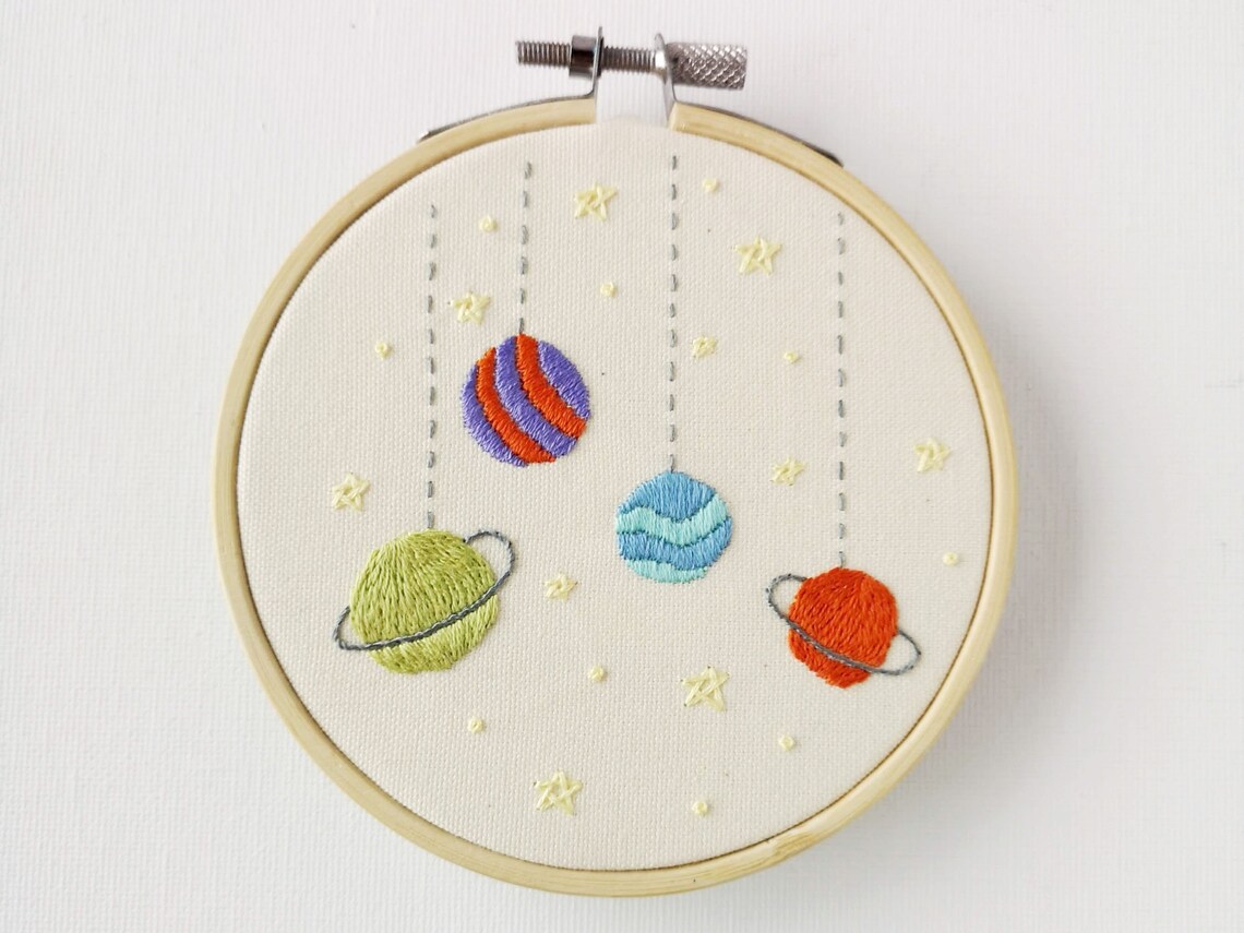 Toy Galaxy Hand Embroidery Pdf Pattern and Instructions - Etsy