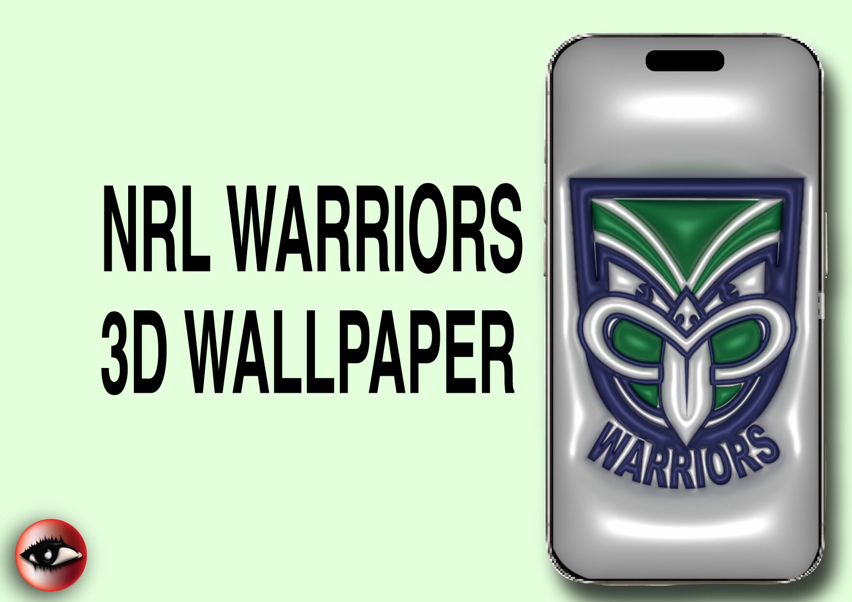 NRL Warriors 3D Wallpaper iPhone & Android National Rugby League New ...