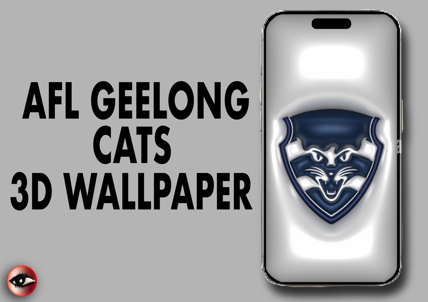 AFL Geelong Cats 3D Wallpaper Background for iPhone Android Sports Art ...