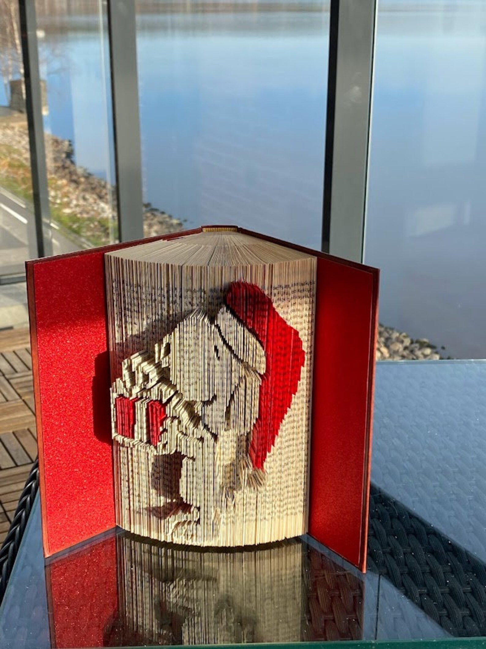 Snoopy&christmasgift-240 Folds-cutfold Book Folding Pattern- Snoopy ...