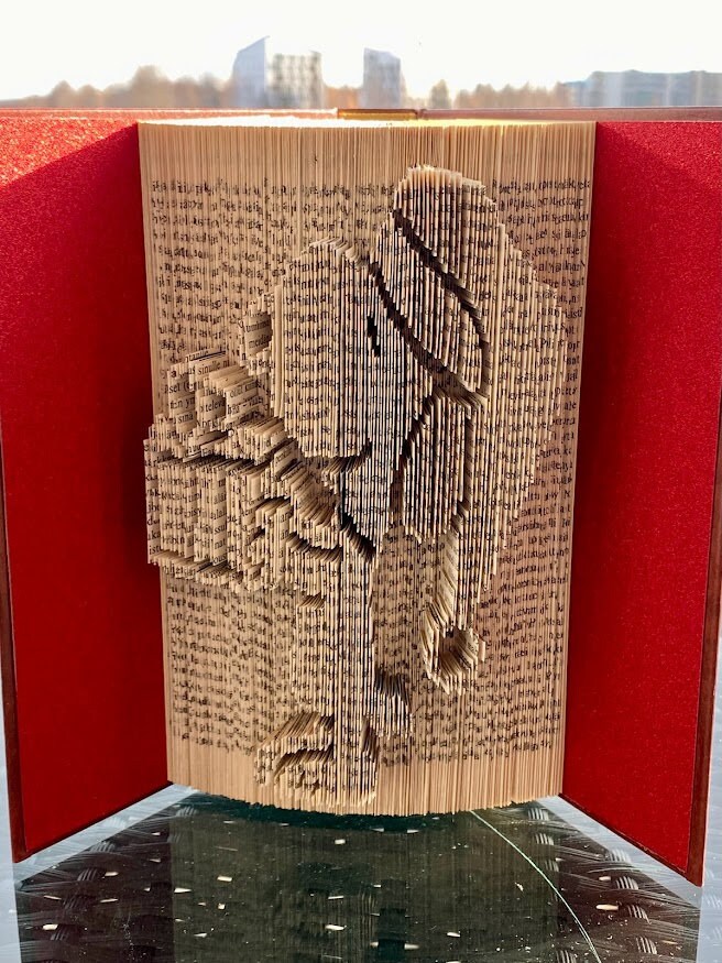 Snoopy&christmasgift-240 Folds-cutfold Book Folding Pattern- Snoopy ...