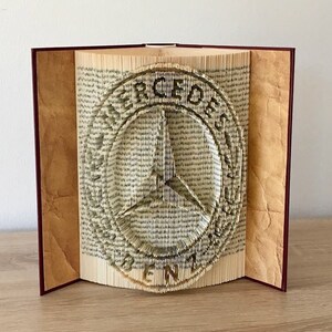Mercedes Benz-599 Pages-cut&fold Book Folding Pattern- Car Logo Pattern ...