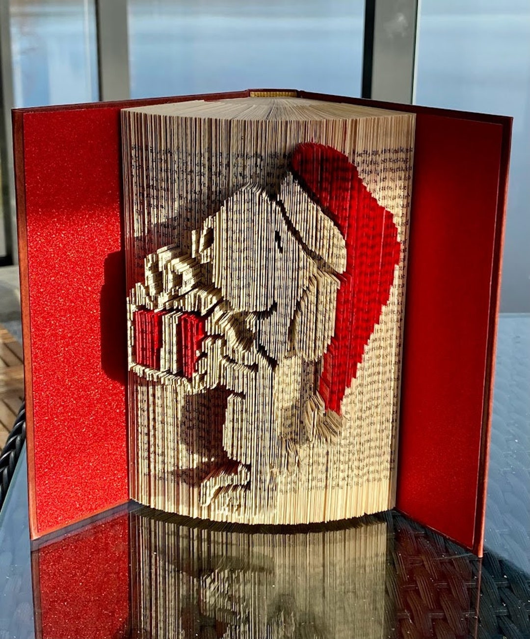 Snoopy&christmasgift-240 Folds-cutfold Book Folding Pattern- Snoopy ...