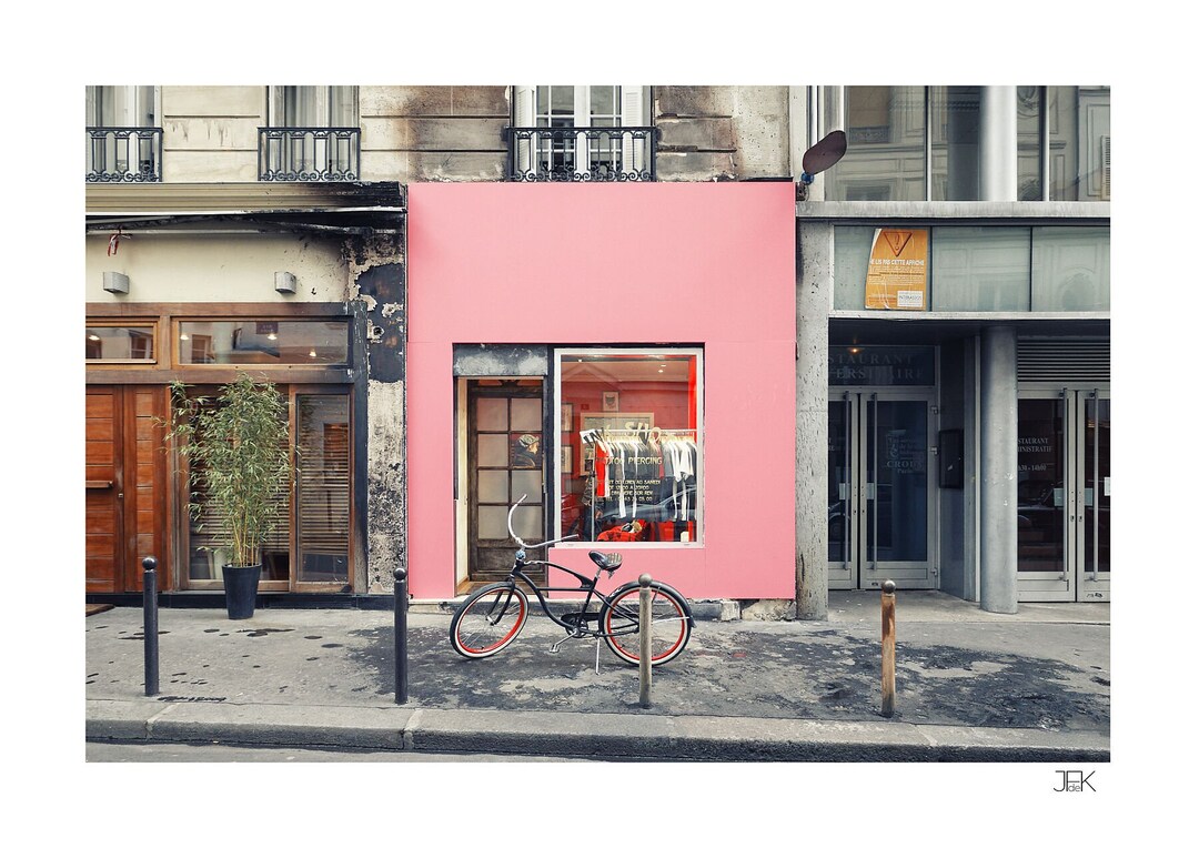 PARIS: A3 Size, Paper C Type Fuji Flex, Handmade Fine Art Framing white ...