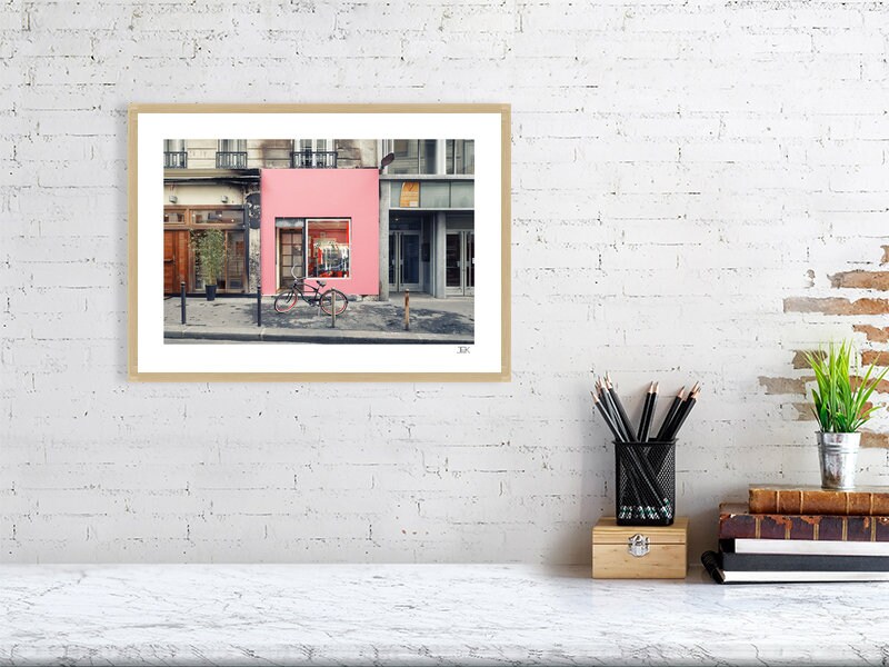 PARIS: A3 Size, Paper C Type Fuji Flex, Handmade Fine Art Framing white ...