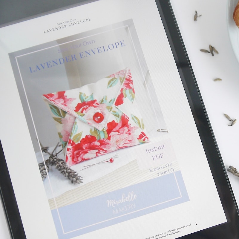 Small Lavender Envelope - Etsy UK