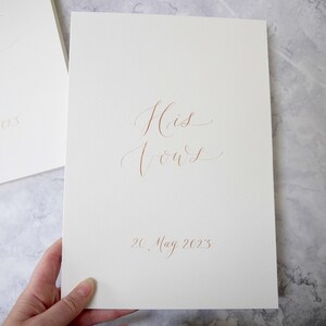 A4 Marriage Certificate Folder | Personalised Wedding Vows Holder ...