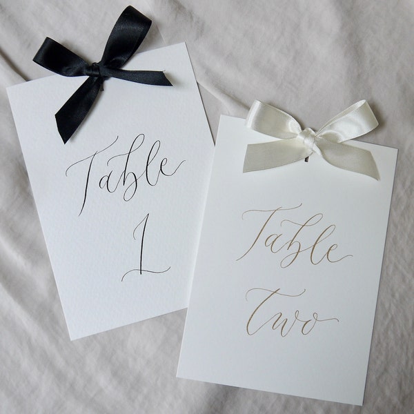 Wedding Table Signs - Etsy