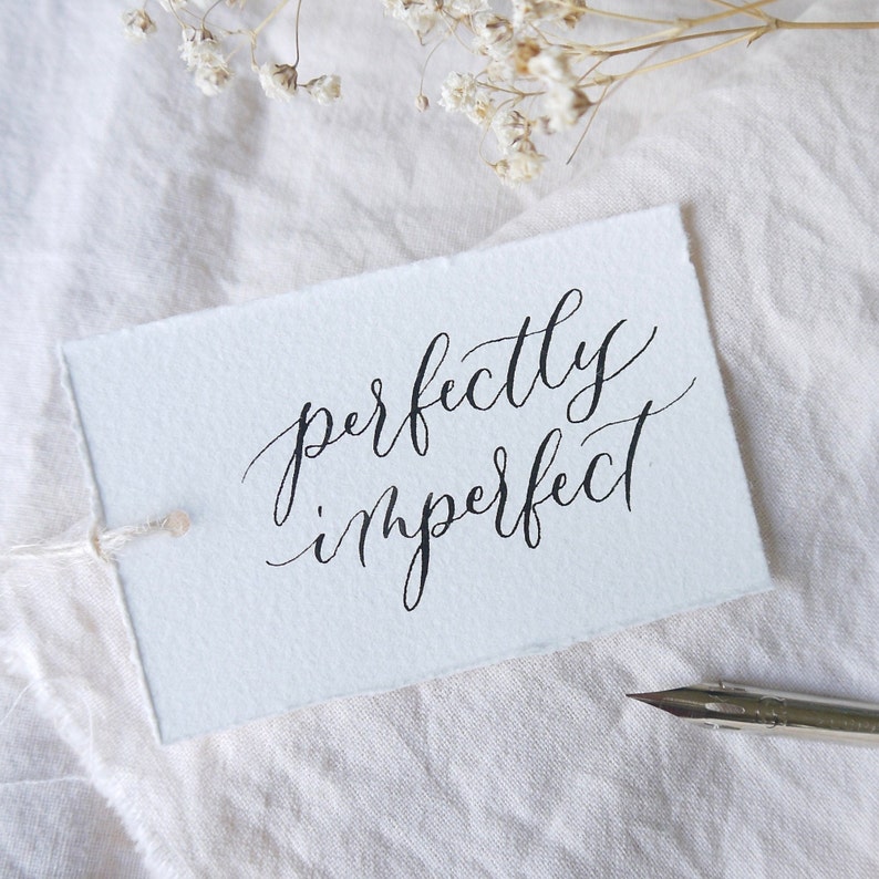 Custom Calligraphy Gift Tags – Handwritten Name Tags for Weddings ...