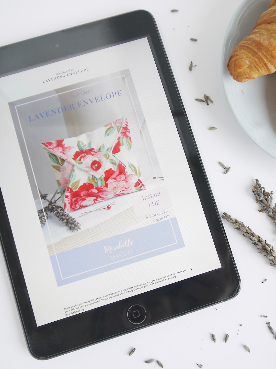 Digital Download Lavender Sachet Sewing Pattern PDF | Instant Download ...