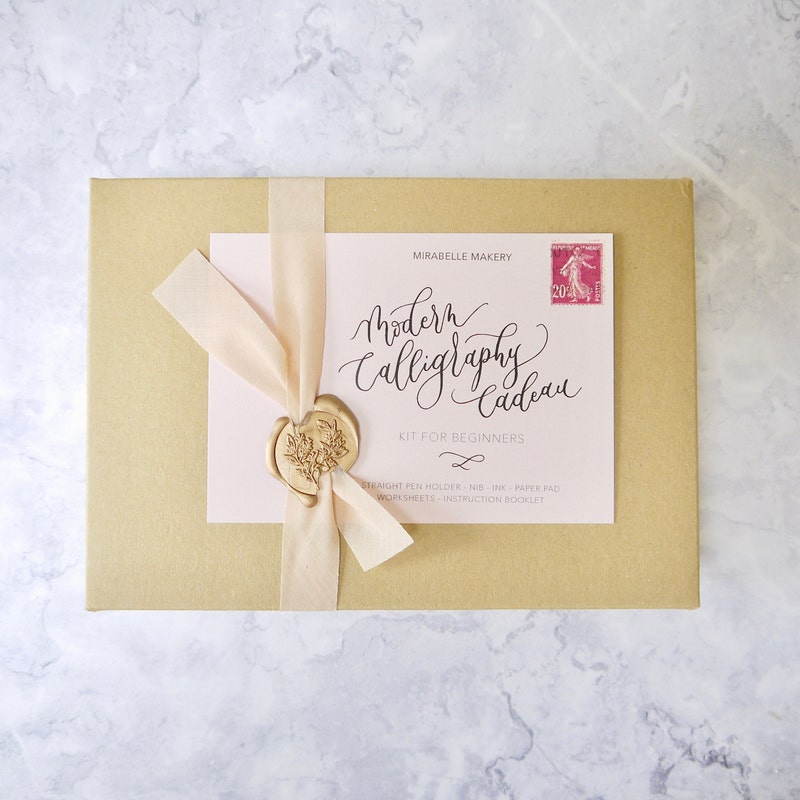 Calligraphy Box - Etsy