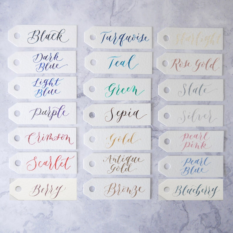 Mini Calligraphy Card – Hand Lettered Custom Note for Bridesmaids ...