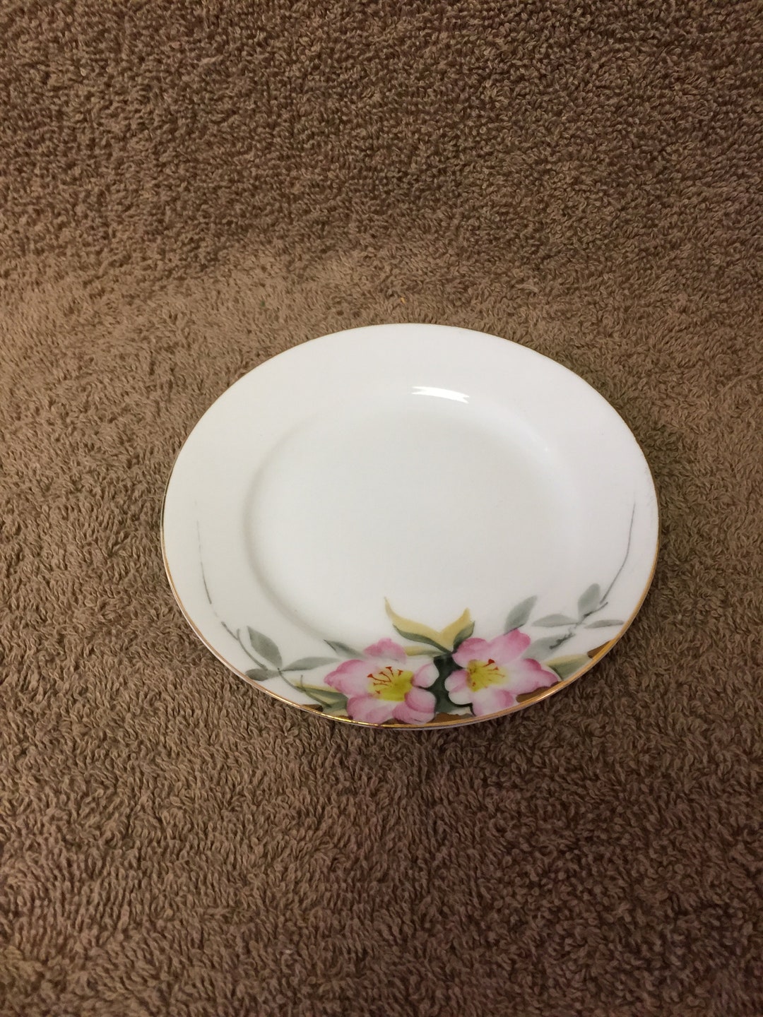 Child's Plate (4 3/8) From Noritake's "azalea" Pattern - Etsy