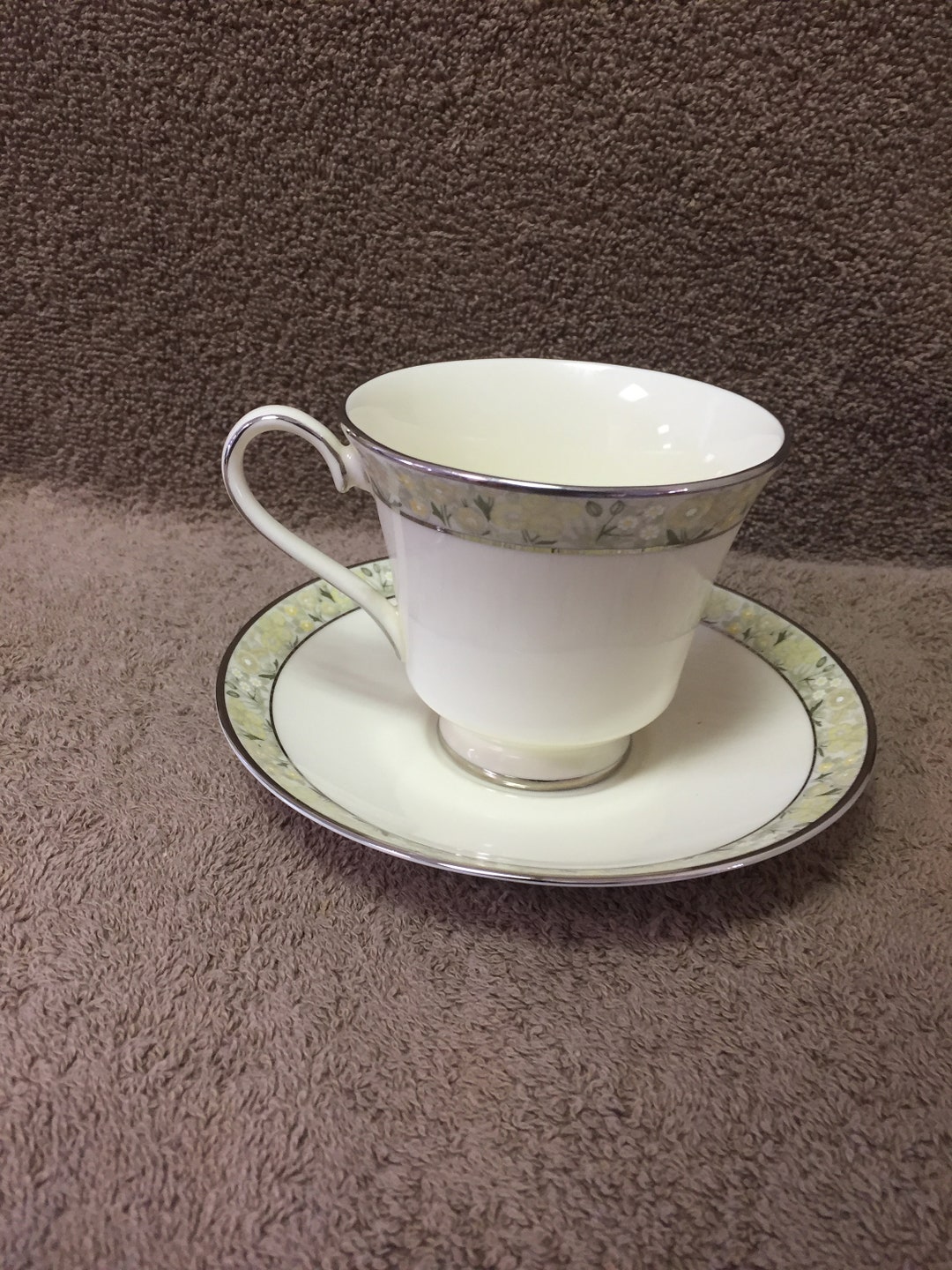 NOS Cup (3) and Saucer From Minton's "wimbledon" Pattern - Etsy