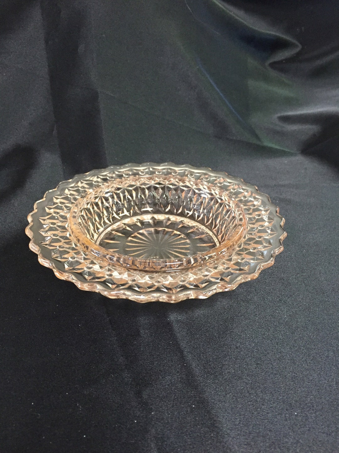 Covered Butter Bottom Only (6") From Jeannette's "holiday (pink ...