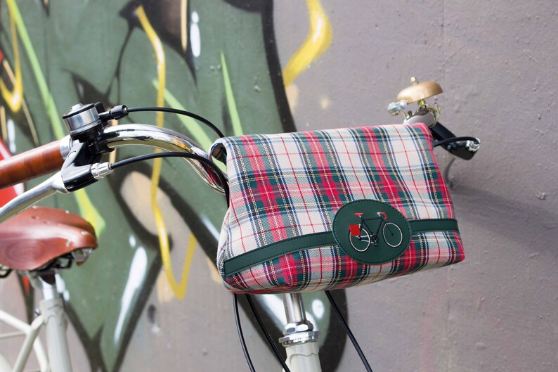 Women bike pannier waterproof for handlebar city bag with a | Etsy