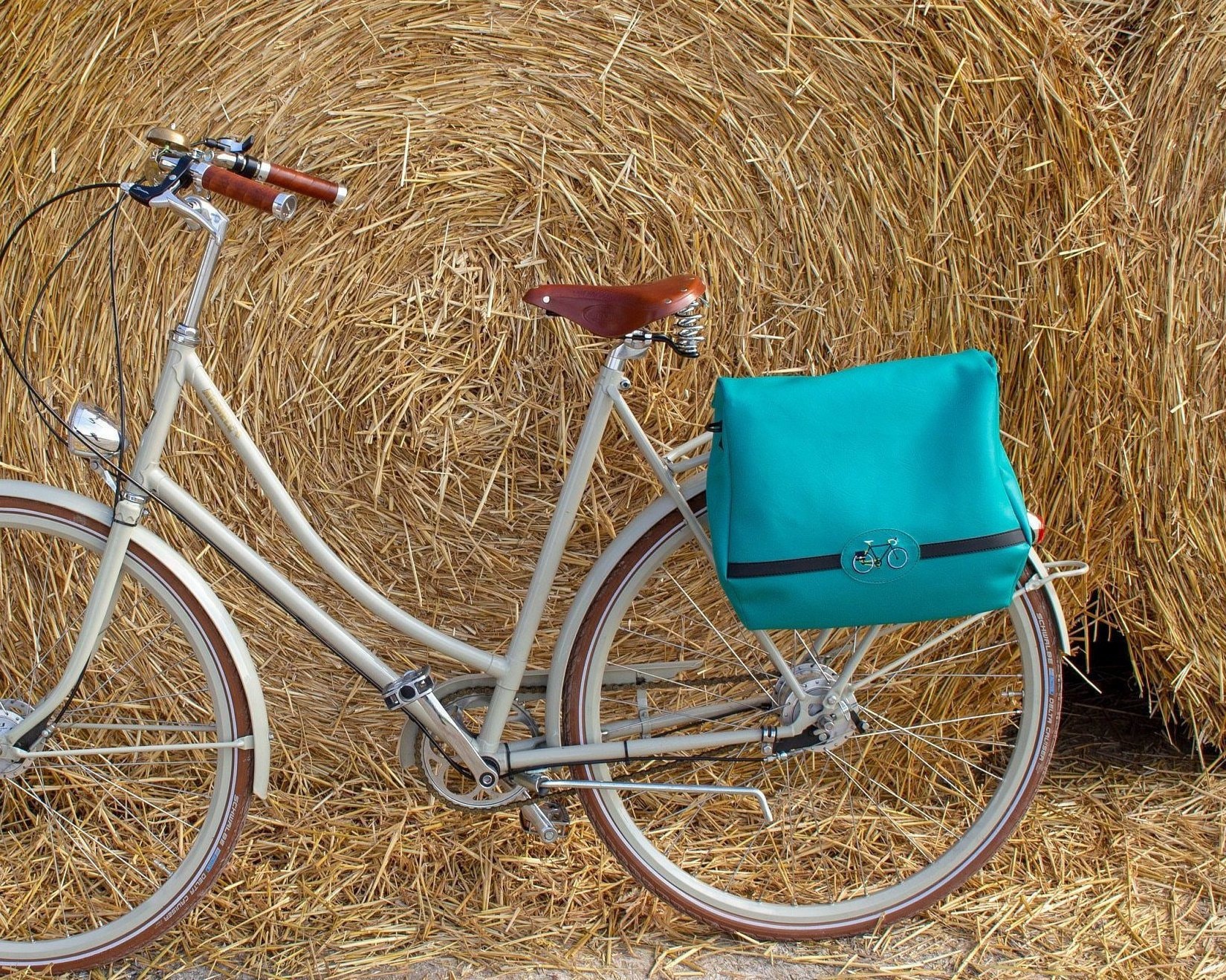 Waterproof Cycle Bag and Shopping Pannier in Colour Emerald Green - Etsy