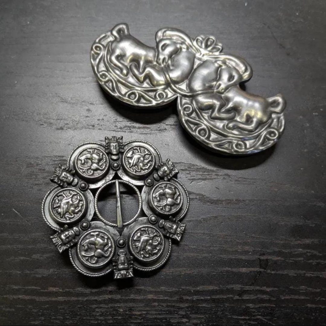 Lorne Cosplay Severance: Season 2 Finale, Neck Brooch and Belt Buckle ...