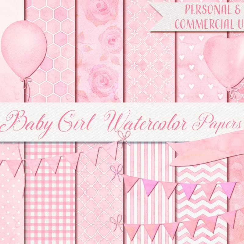 Baby Digital Paper - Etsy