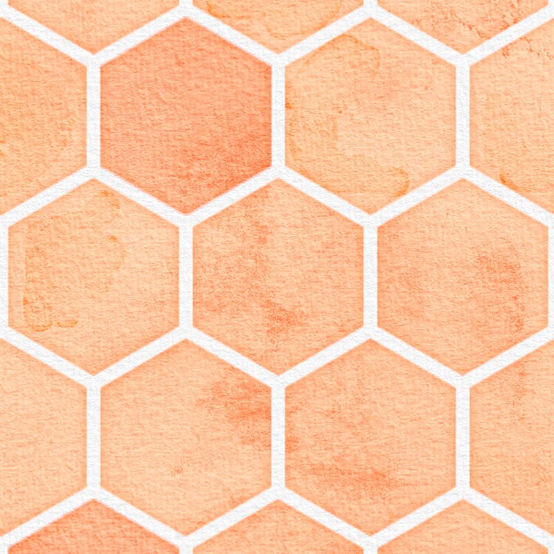 Watercolor Digital Paper, Watercolor Pastel Honeycomb Paper, 12 Digital ...