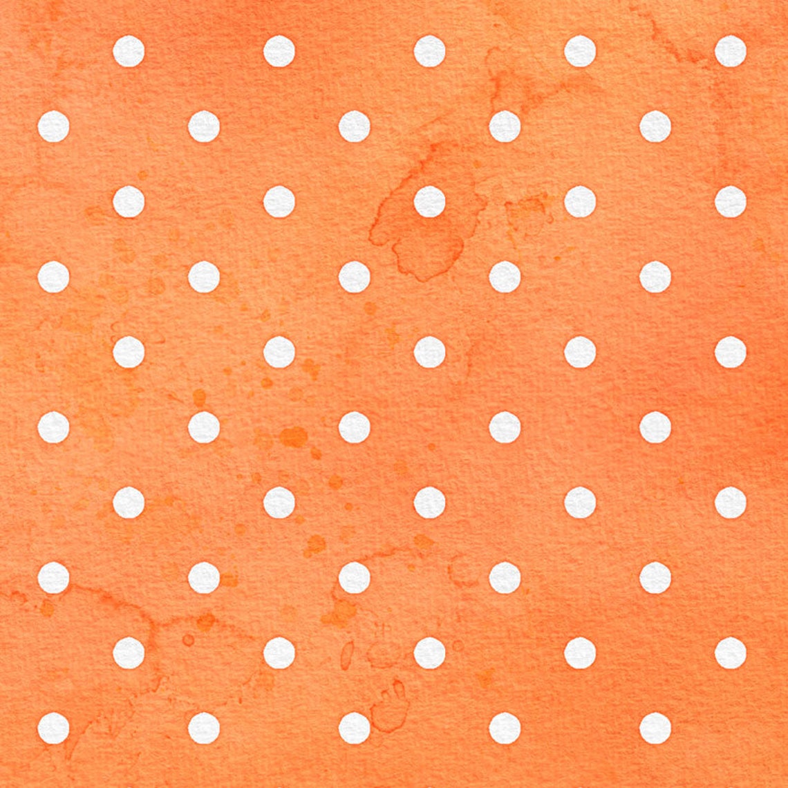 Watercolor Digital Paper Watercolor Fall Digital Polka Dot | Etsy
