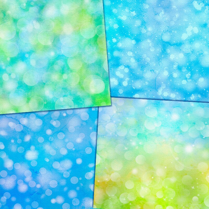 Watercolor Bokeh Spring Paper Watercolor Paper Pastel - Etsy