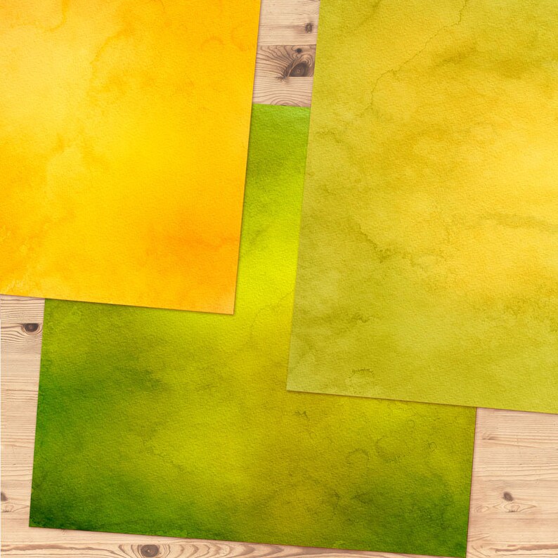 Watercolor Digital Paper, Watercolor Fall Digital Papers, Watercolor ...