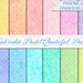 Bright Geometric Digital Paper - "summer Geometric" With Blue, Pink ...
