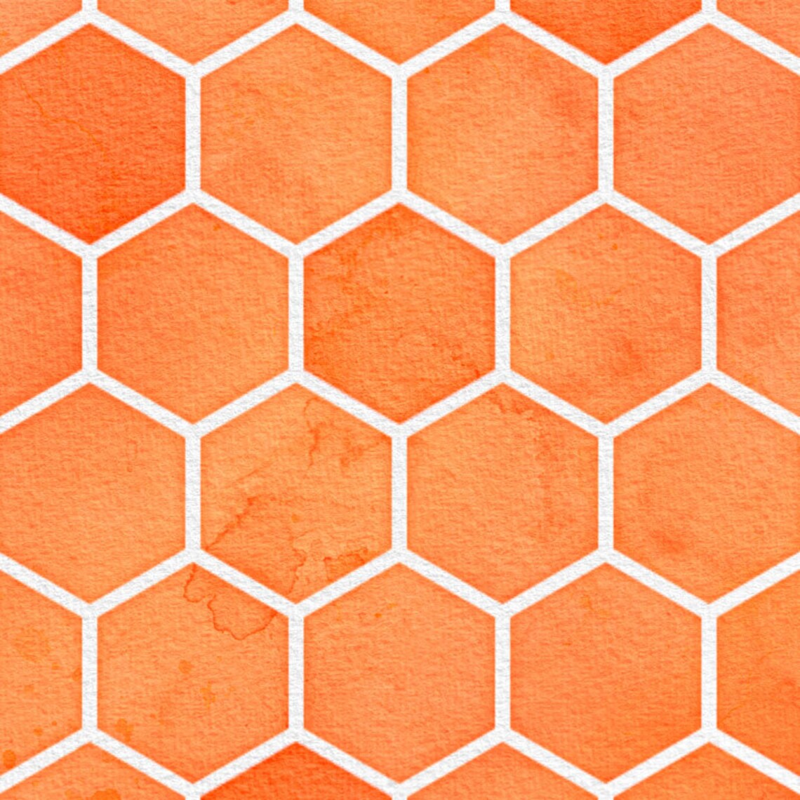 Watercolor Digital Paper Watercolor Fall Digital Honeycomb | Etsy