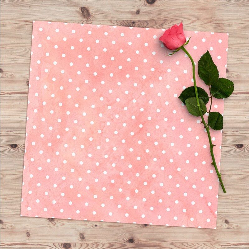 Watercolor Digital Paper Watercolor Pastel Polka Dot Papers - Etsy