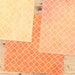 Watercolor Digital Paper, Watercolor Fall Quatrefoil Paper, 12 Digital ...