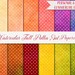 Watercolor Digital Paper, Watercolor Fall Digital Polka Dot Papers, 12 ...