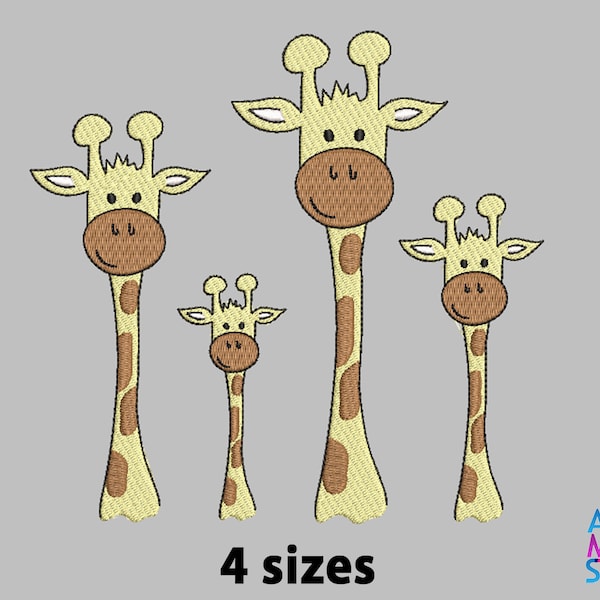 Giraffe Embroidery - Etsy