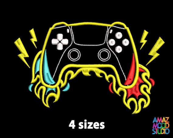 Game Controller Machine Embroidery Design - Etsy