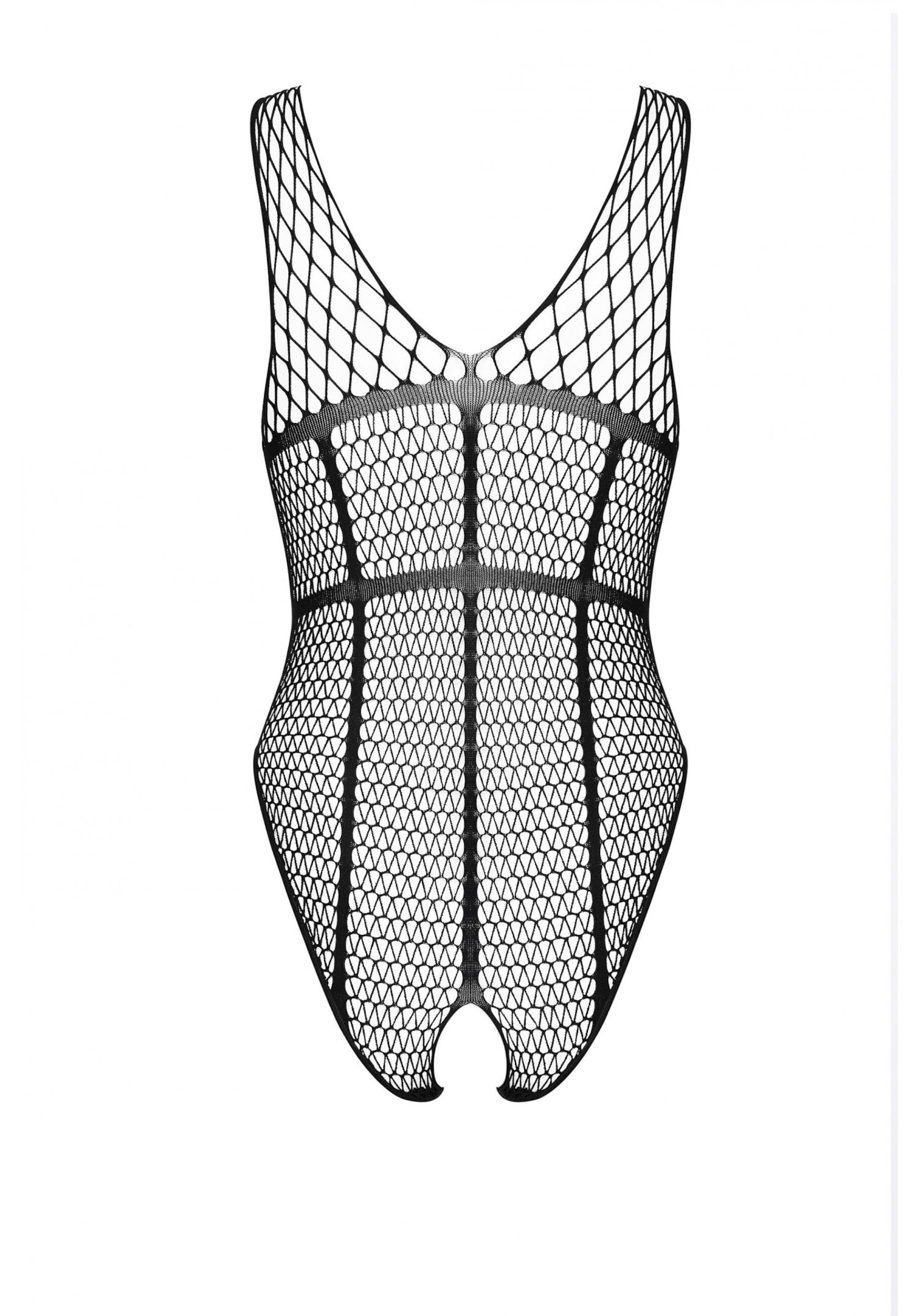 Black Crotchless Teddy Lace Bodysuit Sheer Mesh Clothes Bdsm Fetish ...