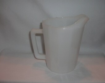 Glass Milk Pitcher | Etsy