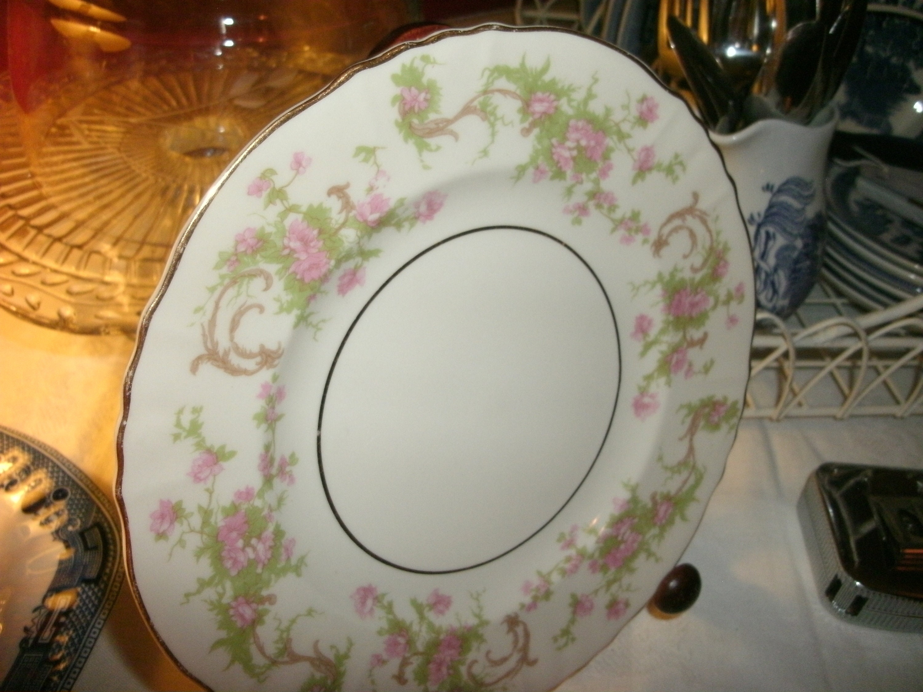 Federal Syracuse China Made in America Dearborn Pattern Dessert Plate ...