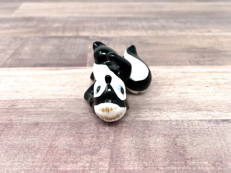 Vintage NKK Bone China Made in Japan Skunk With Blue Eyes - Etsy